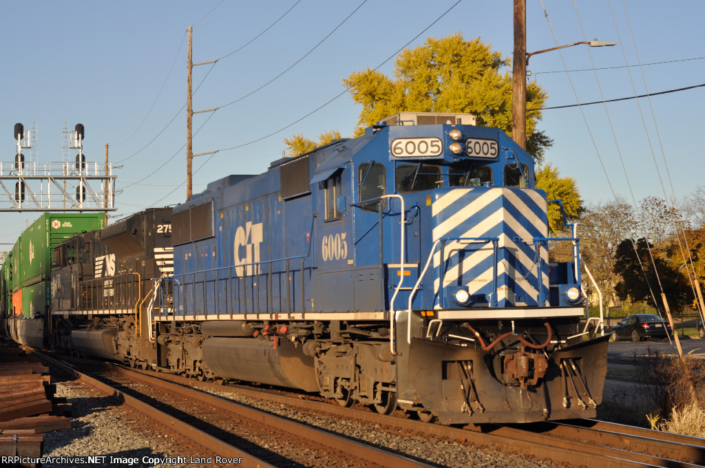 CEFX 6005 On NS 295 Eastbound